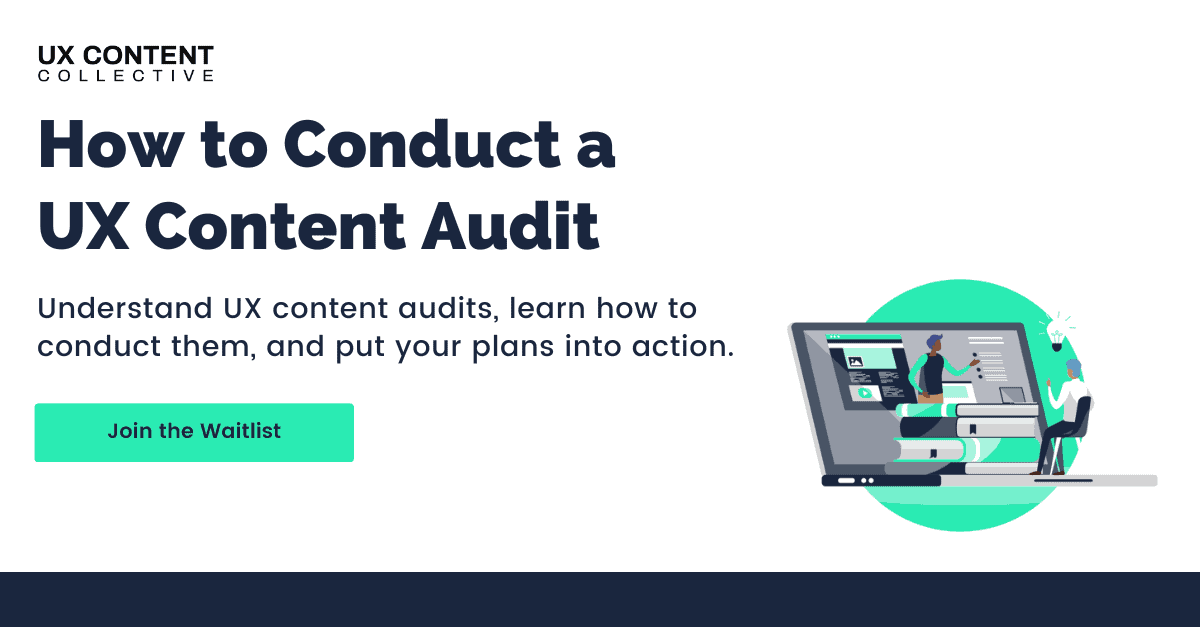 Waitlist - Content Audit • UX Content Collective